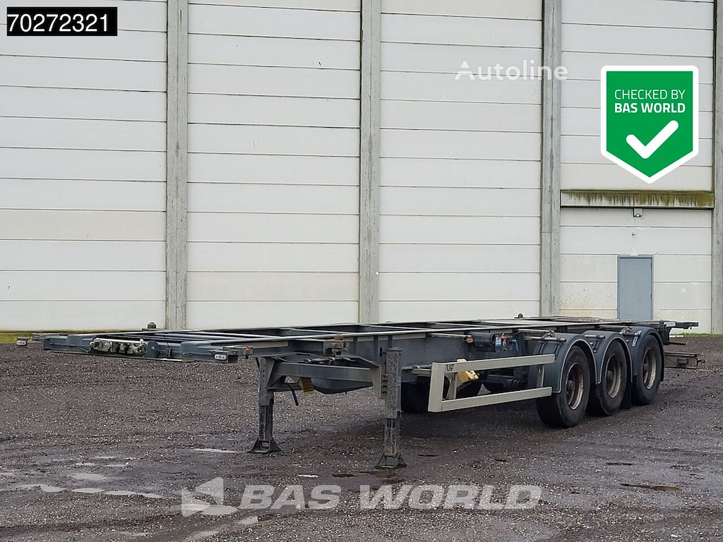 LAG O-3-CC 3 axles ADR Liftachse 30ft 40ft poluprikolica za prevoz kontejnera