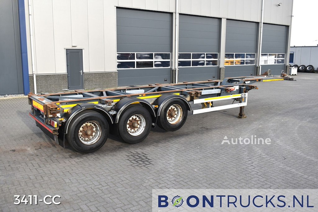 Van Hool 3B0071 | 2x20-30-40-45ft HC * LIFT AXLE * EXTENDABLE REAR poluprikolica za prevoz kontejnera