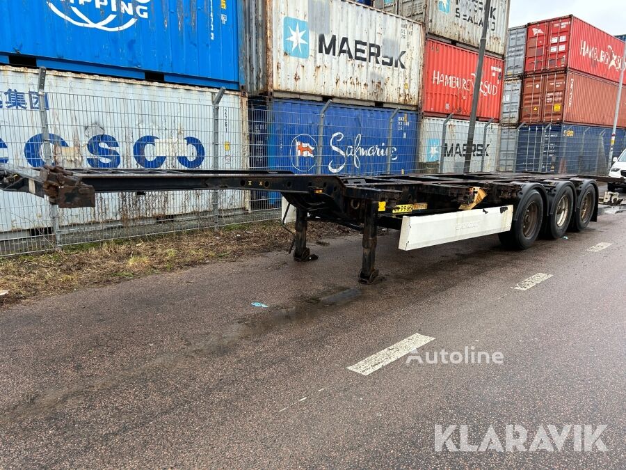 Prodaje se Krone Containerchassi Krone poluprikolicu za prevoz kontejnera na aukciji