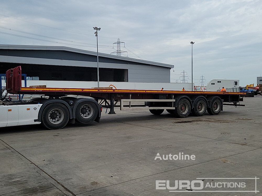 Prodaje se Montracon Tri Axle Flat Bed Trailer poluprikolicu platformu na aukciji