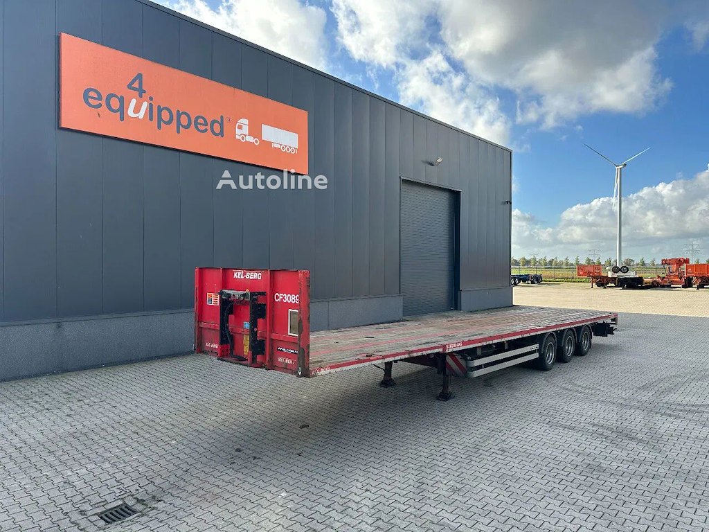 Kel-Berg HEAVY-DUTY MEGA PLATFORM, 1x 40FT / 2x 20FT HECKBÜNDIG, SAF + SC poluprikolica platforma