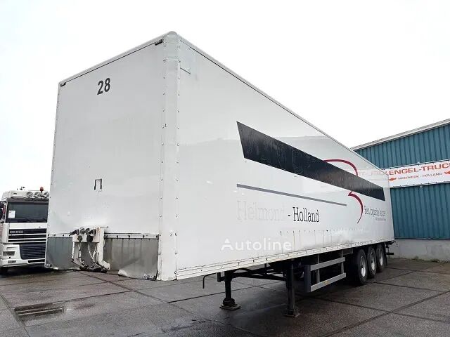 Pacton / JUMBO 3-AXLE CLOSED BOX WITH FULL STEEL CHASSIS (BPW-AXLES / D furgon poluprikolica