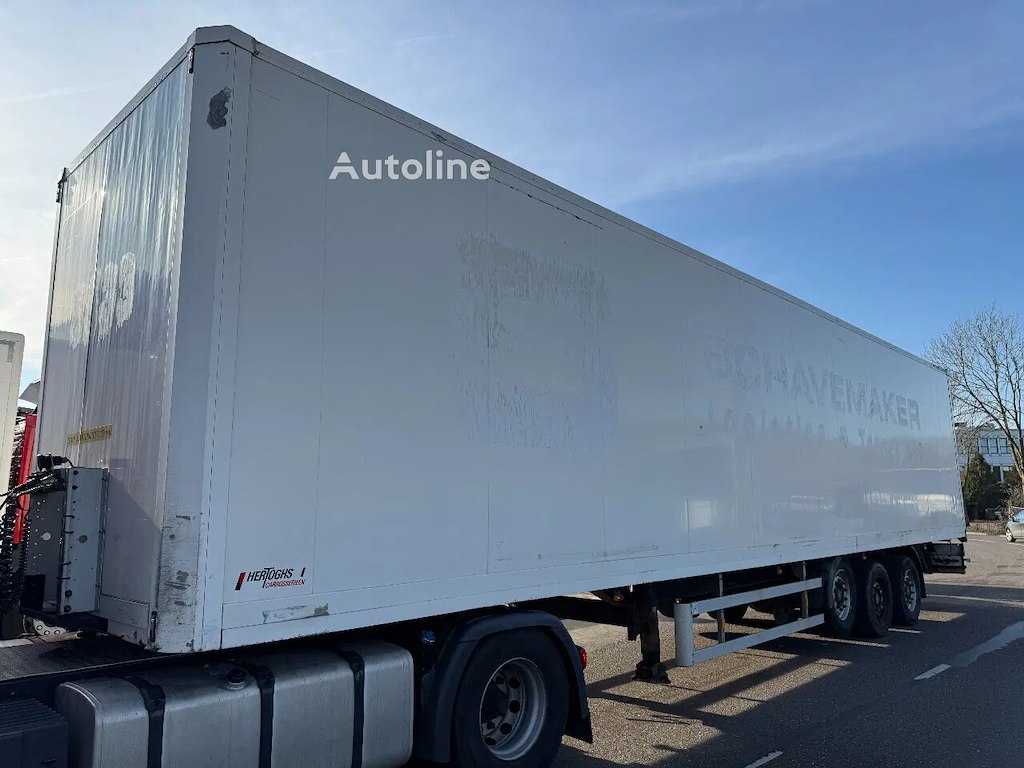 Hertoghs BOX TRAILER - 3 AXLE SAF 1 LIFT AXLE furgon poluprikolica