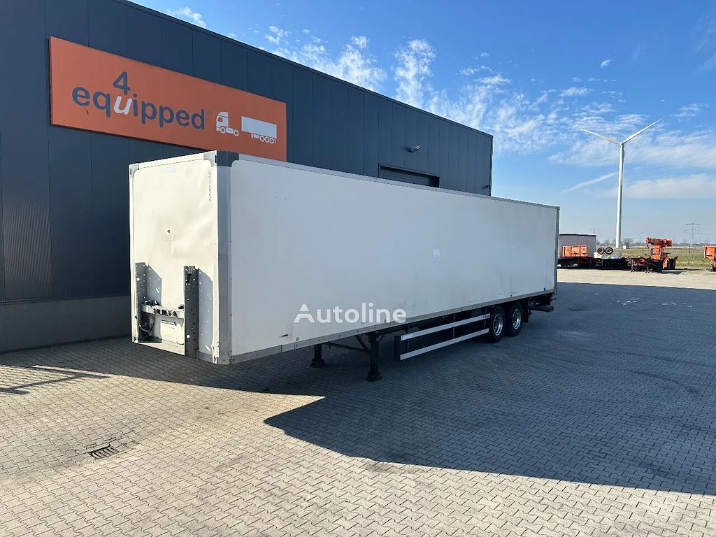 Groenewegen full chassis, ALCOA, taillift, NL-trailer, APK: 09/2025, FOR EXP furgon poluprikolica