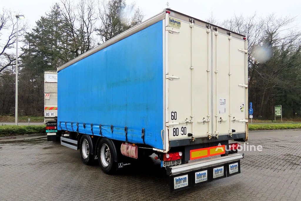 LeciTrailer BPW AXLES, 2008 prikolica sa kliznom ceradom