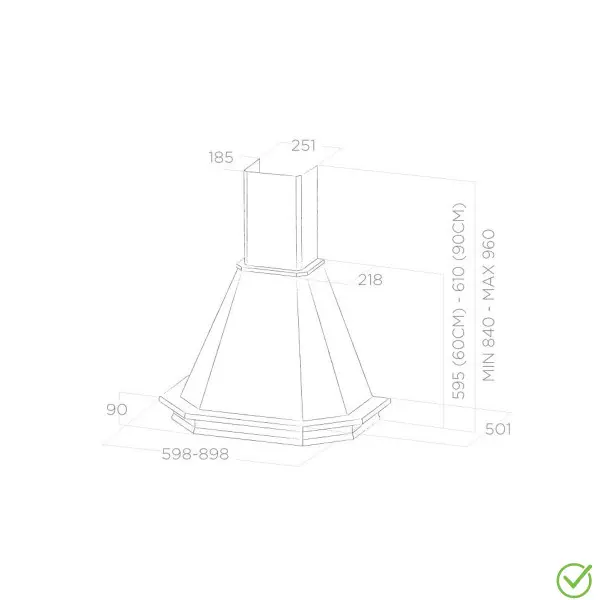 Aspirator EMERALD WH/A/60 T GREZZO