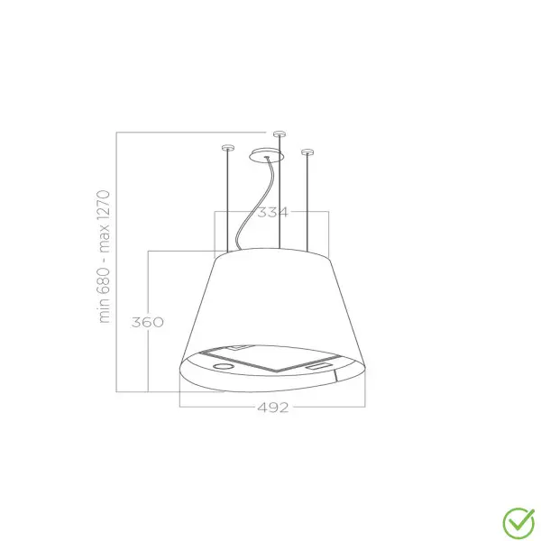 Aspirator JUNO URBAN CAST IRON F 50