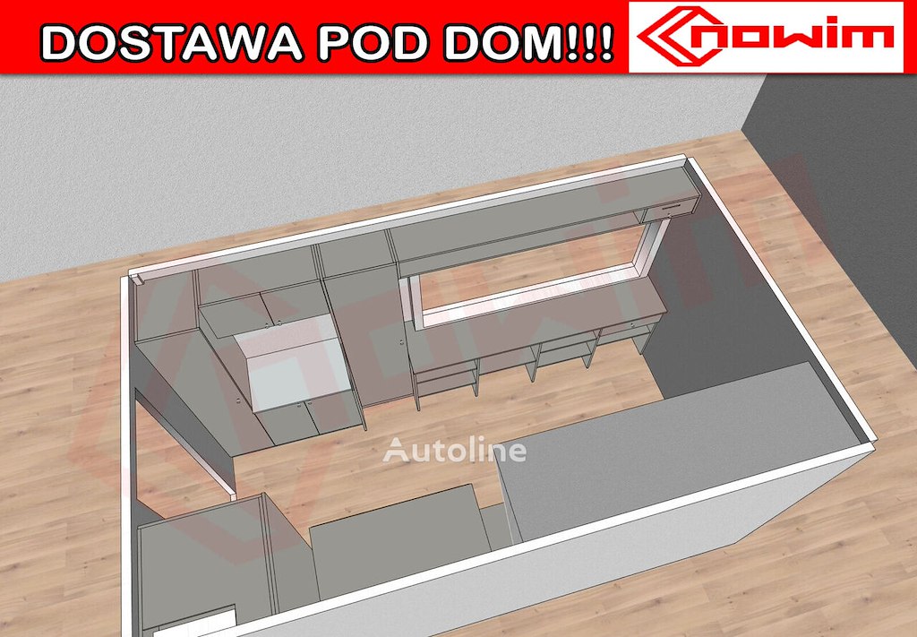 Nova Nowim READY BUSINESS - FRIES Food Truck Trailer prikolica kiosk