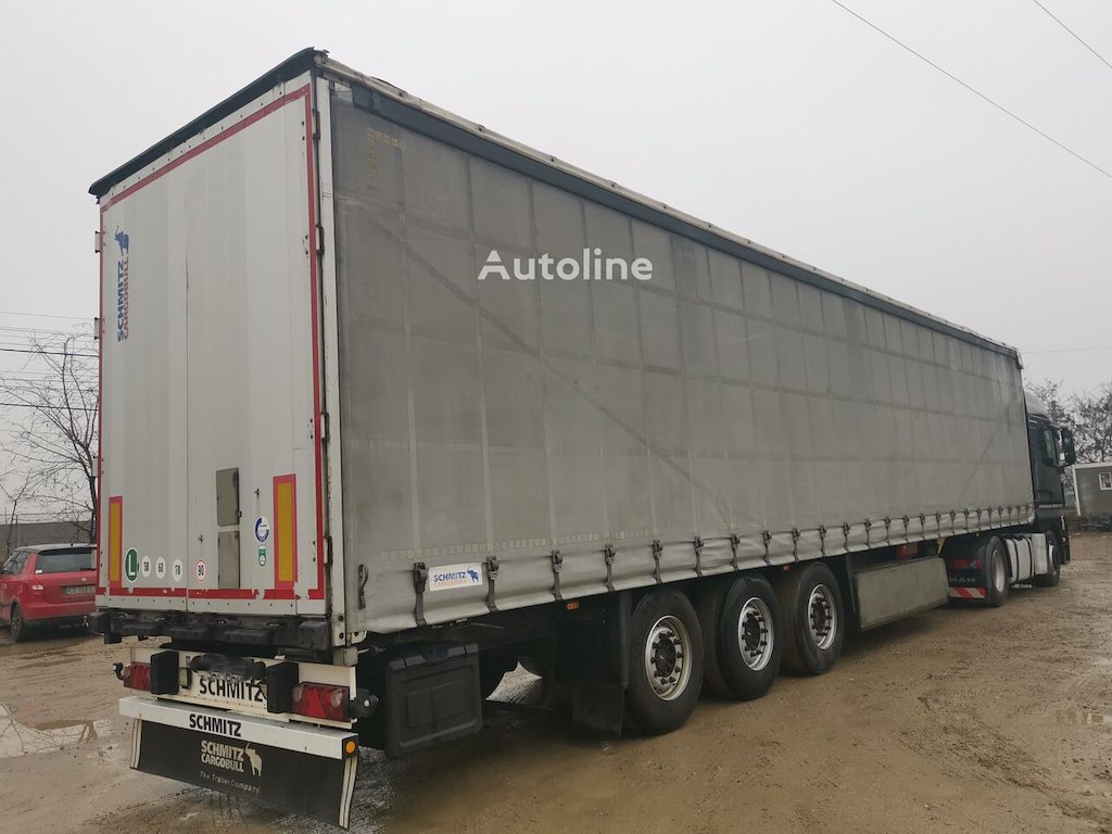 Schmitz Cargobull SCS 24 Liftachse poluprikolica s ceradom