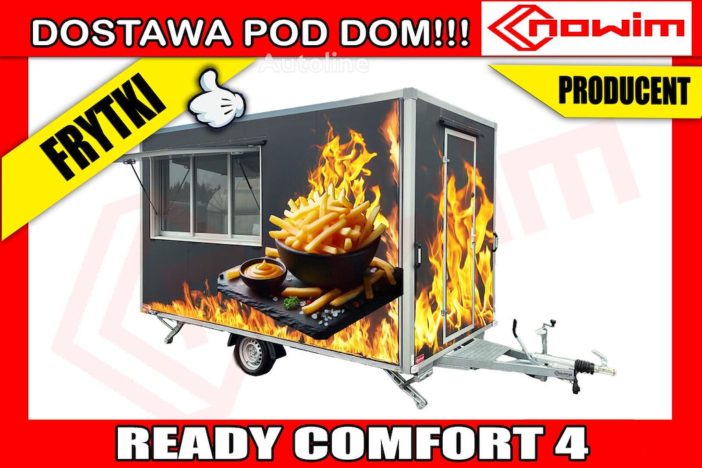 Nova Nowim Food Trailer Ready Business FRYTKI FRIES prikolica brze hrane