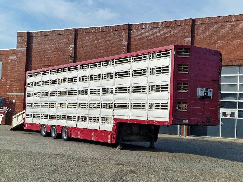 Pezzaioli 5 deck livestock trailer - Water & Ventilation - Loadlift - Fold poluprikolica za prevoz stoke