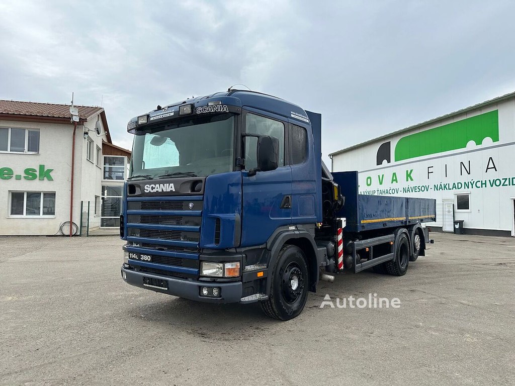 Scania R114 LB, VIN 391 kamion s ravnom platformom