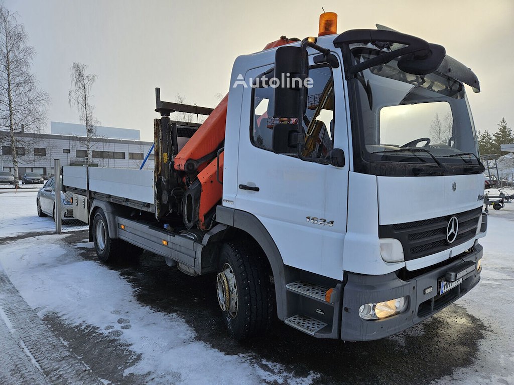 Mercedes-Benz Ateco 4×2 Palfinger PK14002 EH nosturilla kamion s ravnom platformom