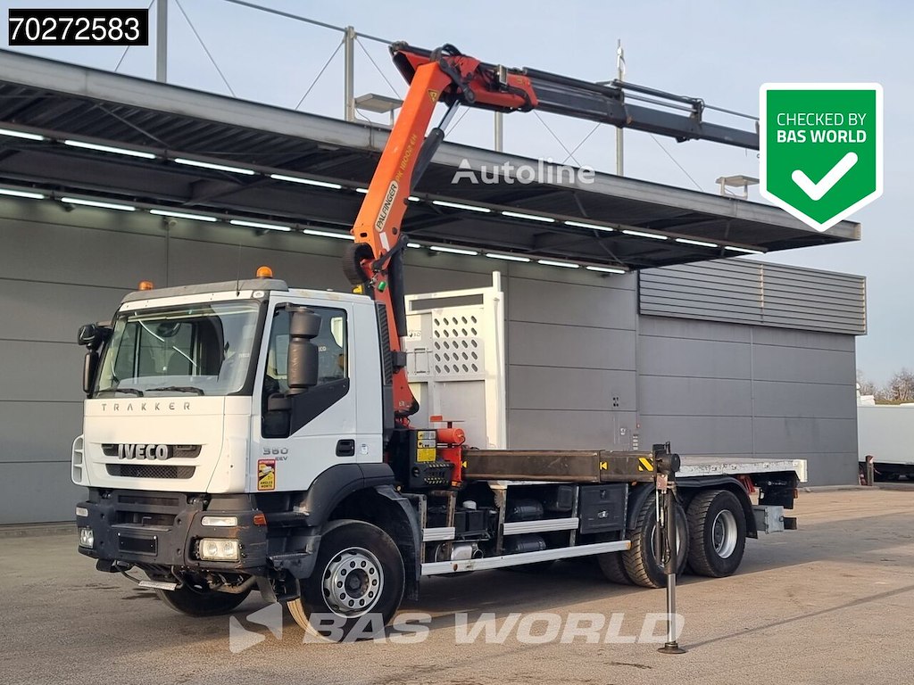 IVECO Trakker 360 6X4 Palfinger PK 18002-EH Big-Axle Full Steel EEV kamion s ravnom platformom