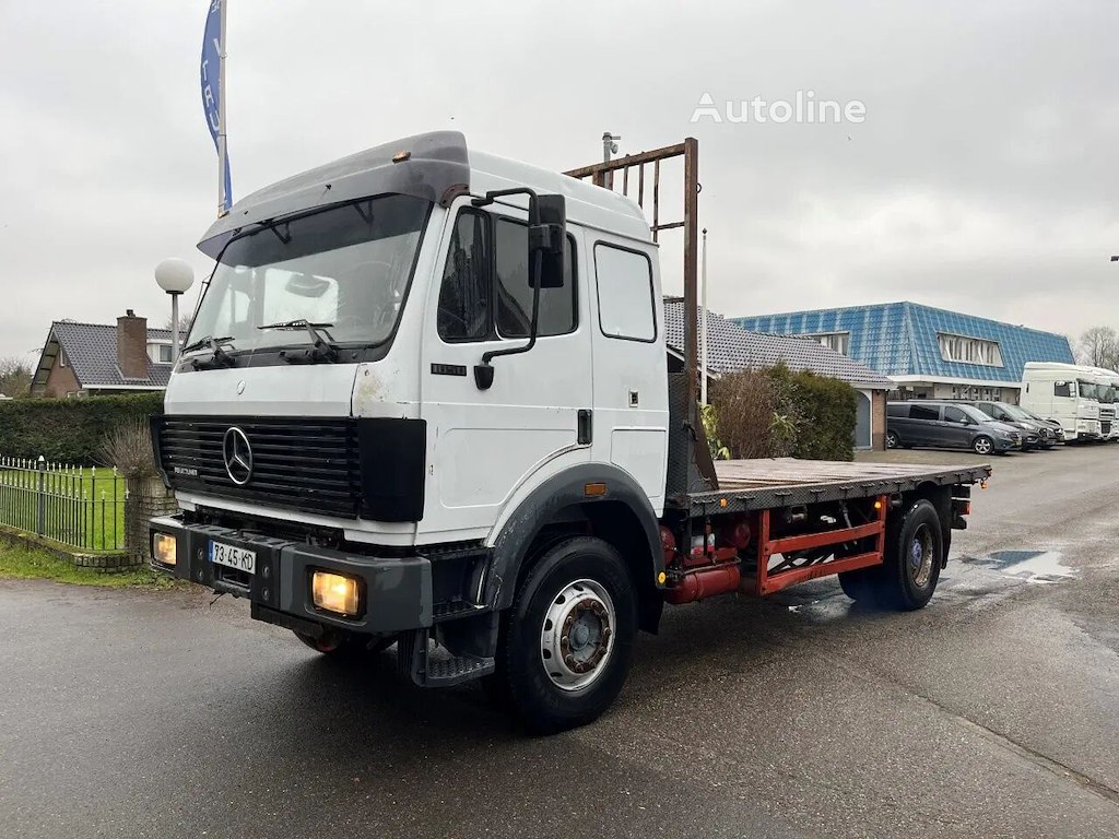 Mercedes-Benz SK 1850 V8 MANUAL GEARBOX BIG AXLE FULL STEEL SPRING RETARDER kamion s ravnom platformom