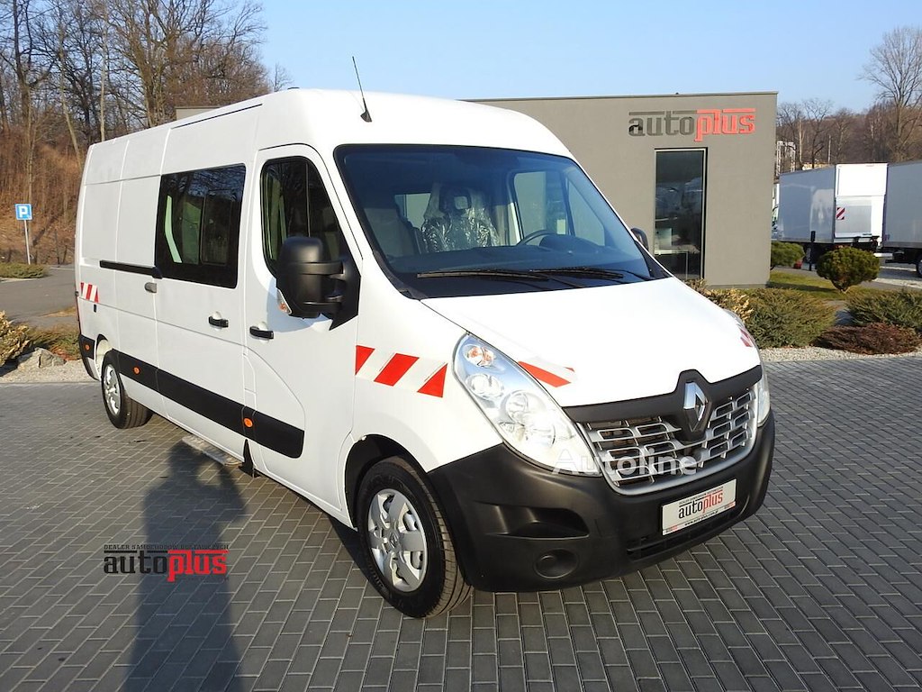 Renault MASTER FURGON BRYGADÓWKA 7 MIEJSC TEMPOMAT KLIMATYZACJA 130KM kombi minibus