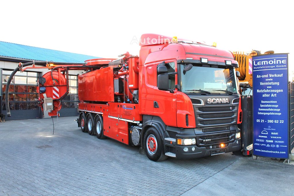 Scania R560 V8 8x4 Kroll 20m³ WRG 2x HD-Pumpe 620 Liter autofekalac