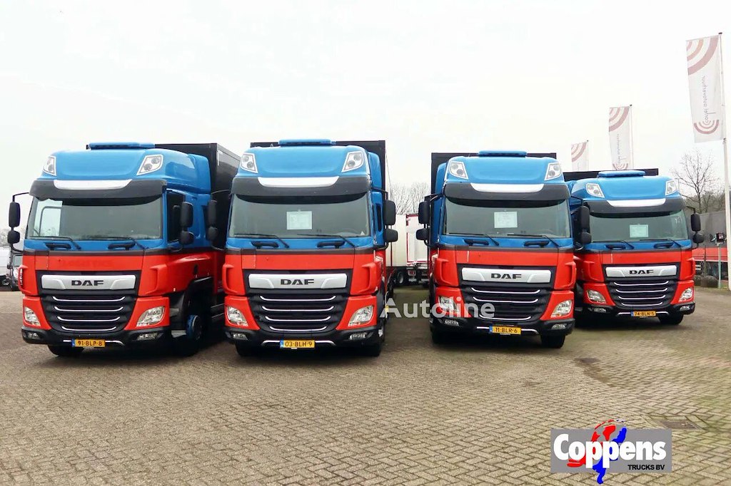 DAF CF 410 Bakwagen = trailer 2x Dhollandia 2000 KG klep kamion furgon