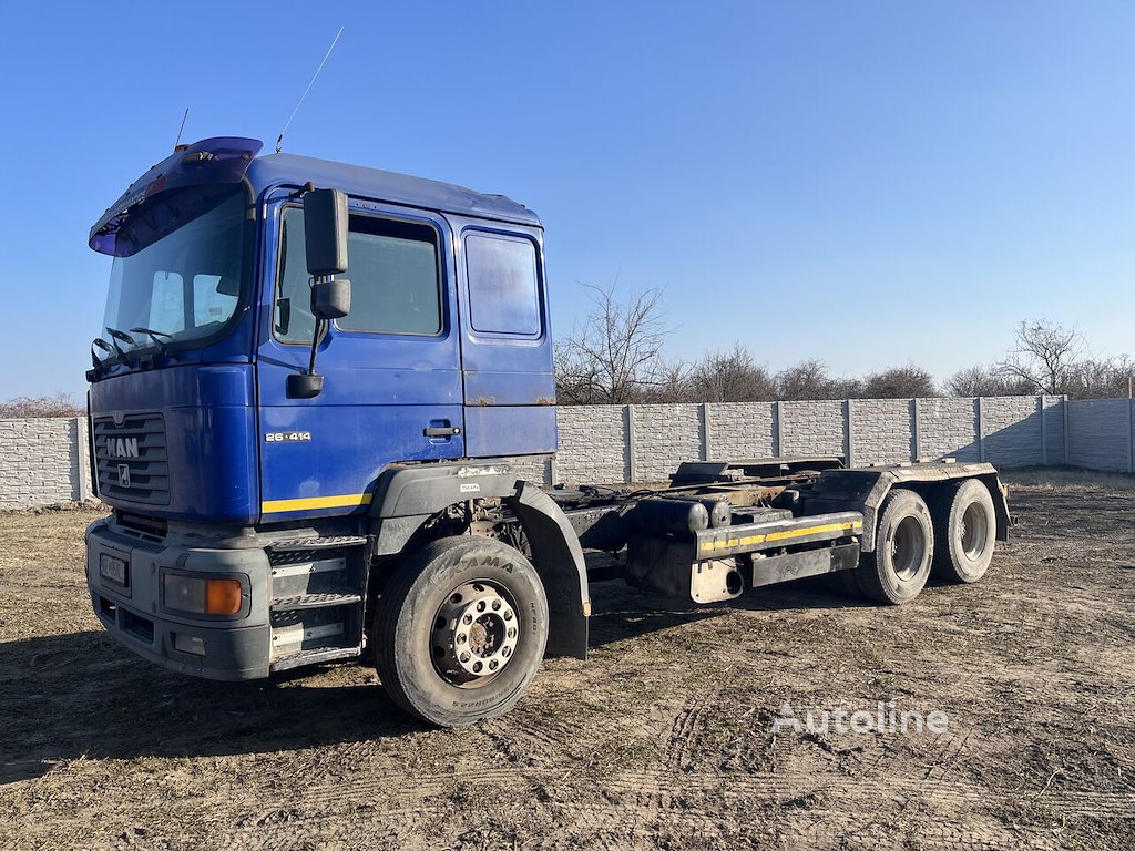 MAN F2000 26.414 6x4 Full steel Port BE DE IT SLO kamion šasija