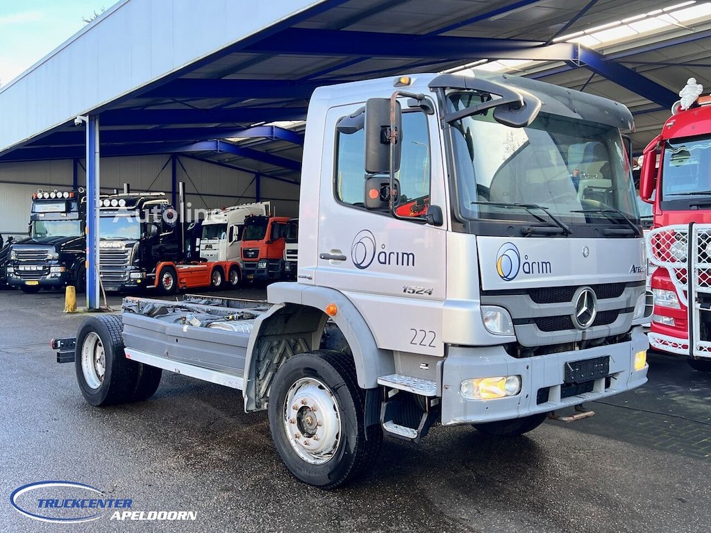 Mercedes-Benz Atego 1524 4x4 Steel springs, Manuel gearbox, Pto kamion šasija