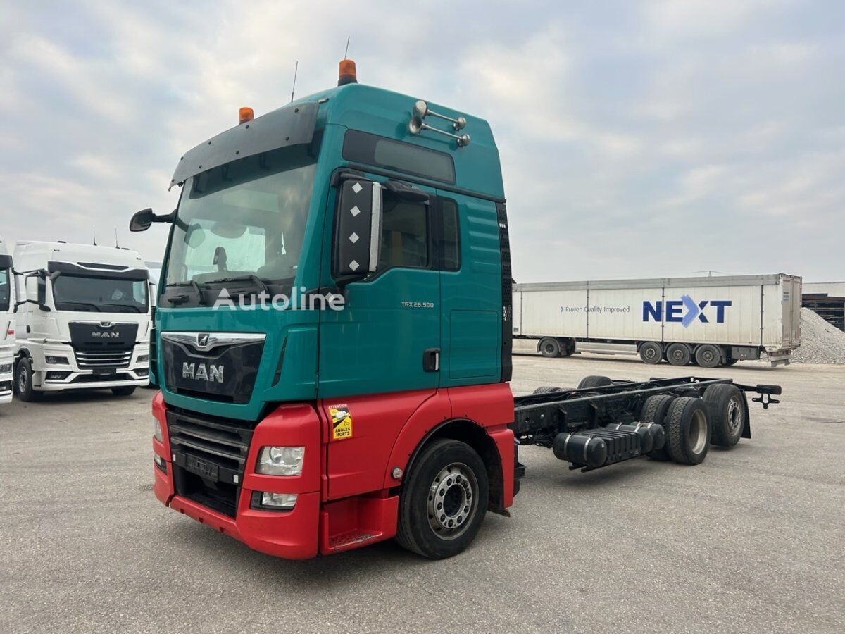 MAN TGX 26.500 XXL, 6x2, Jumbo, Liftachse, Intarder, Euro6, Full-Ai kamion šasija