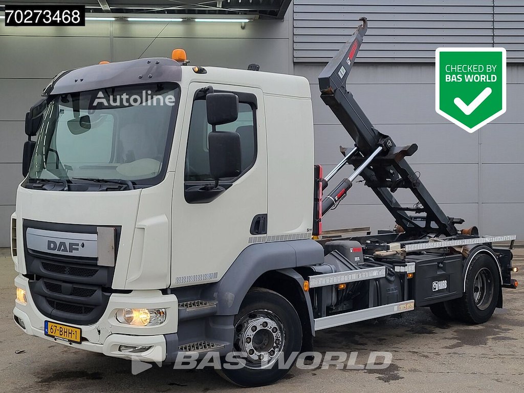 DAF LF 280 4X2 NL-Truck Hiab 7tons Hooklift Automatic ACC Euro 6 kamion rol kiper