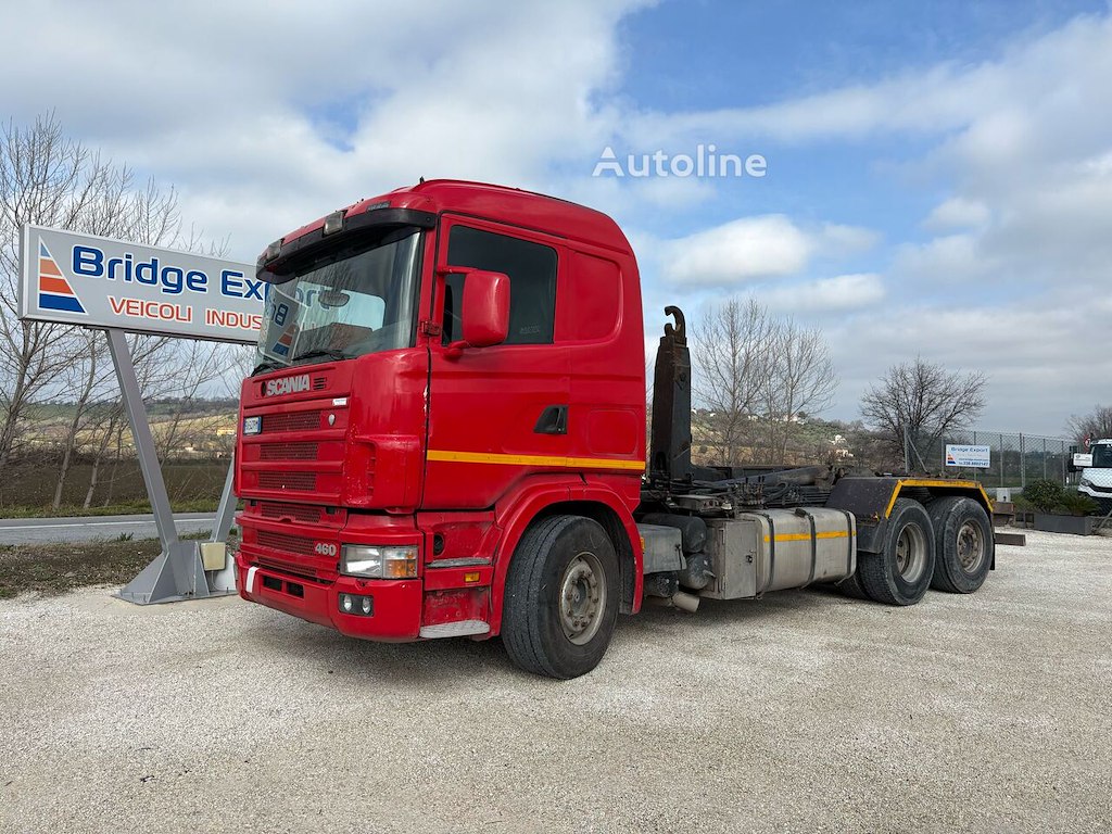 Scania 144R 460 scarrabile 3 ASSI euro 5 kamion rol kiper