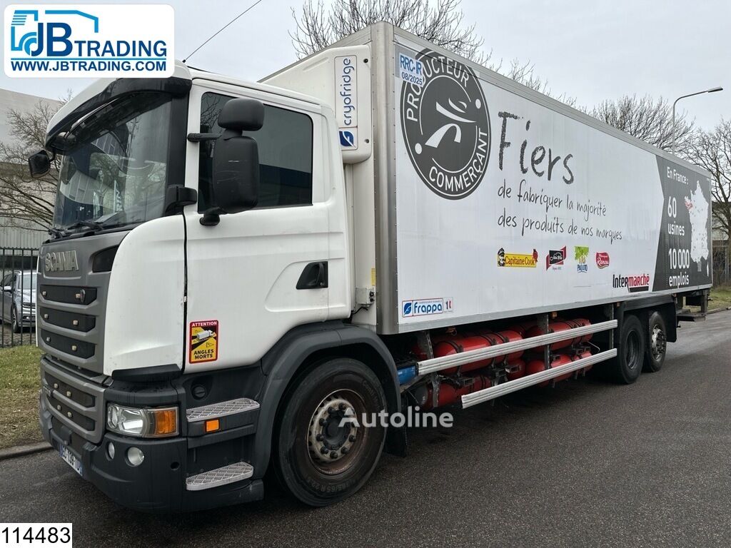 Scania R 340 6x2, EURO 6, CNG, Schade gasfles kamion hladnjača