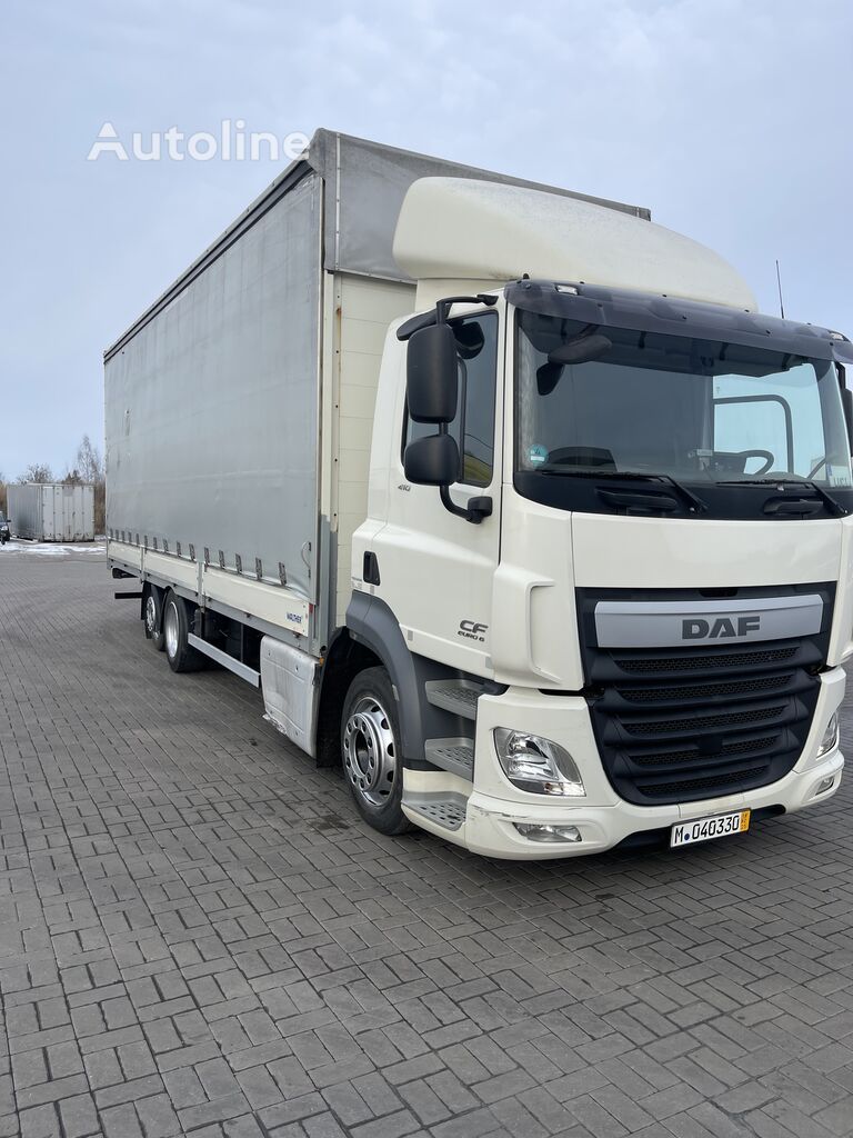 DAF CF410 mega bortine uzuolaidine 65kub kamion sa klizna zavesa cerada