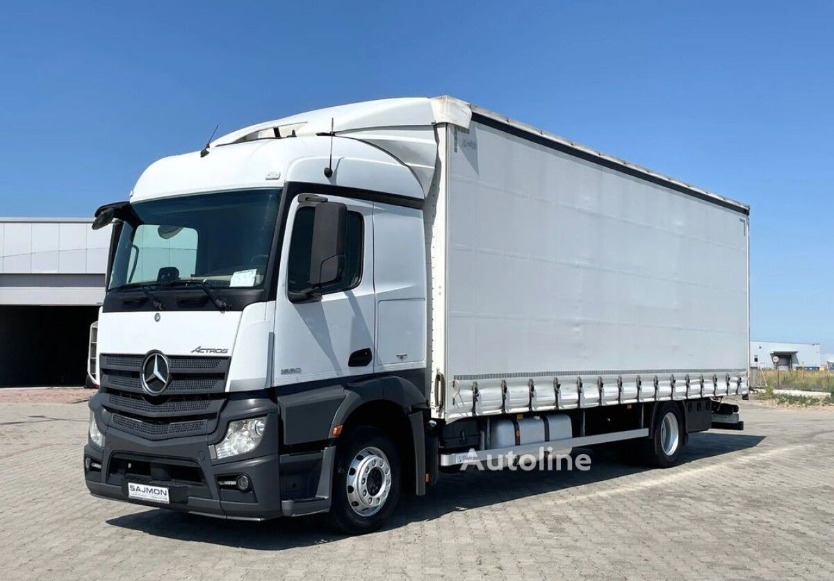 Mercedes-Benz ACTROS 1830 / PRZESTRZENNY 60M3 / 21 PALET / 8,5 M / SALON PL kamion sa klizna zavesa cerada