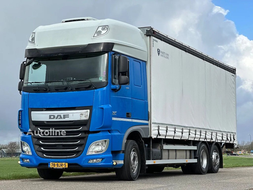 DAF XF 440 XF 440.26 EURO6. 2017. 4 TONS LAADKLEP!! in TOPSTAAT! kamion sa klizna zavesa cerada