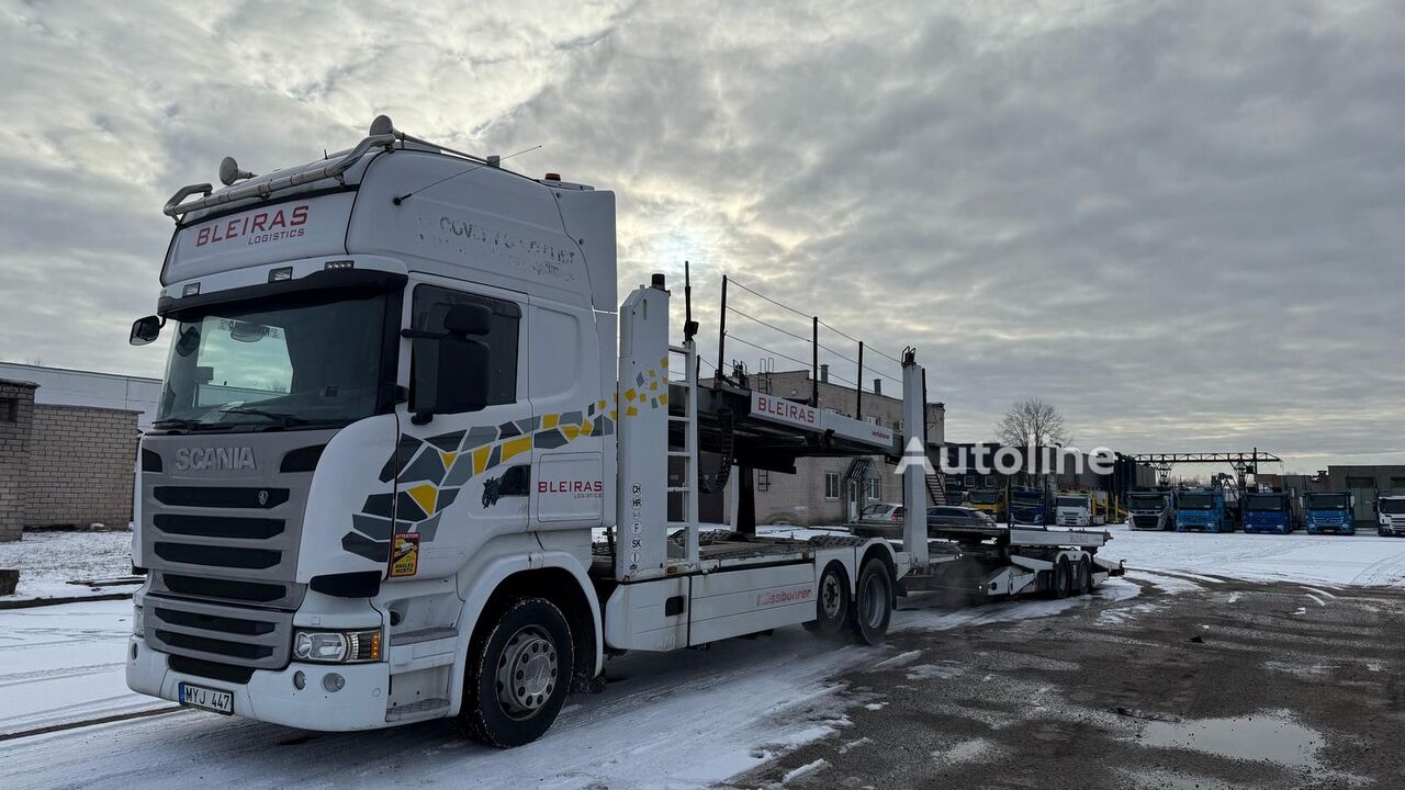 Scania + KASSBOHRER 2006 autotransporter + prikolica autotransportera