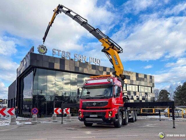 Volvo FMX 500 8x2 Effer 585 Fly Jib Winch Crane Kran kamion platforma