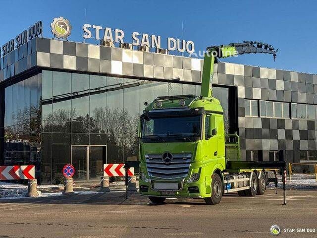 Mercedes-Benz Actros 6x2 HMF 3220 K7 Crane kamion platforma