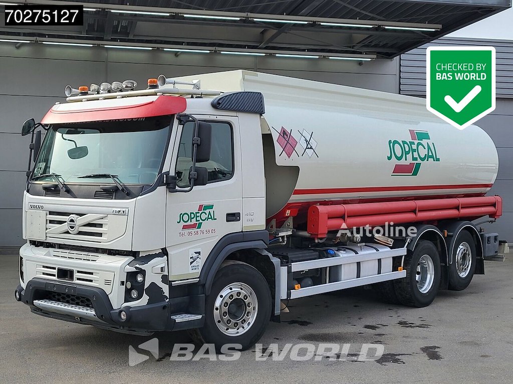 Volvo FMX 410 6X2 ADR MAGYAR 20.600L Tank Lift+Lenkachse Euro 5 autocisterna za gorivo