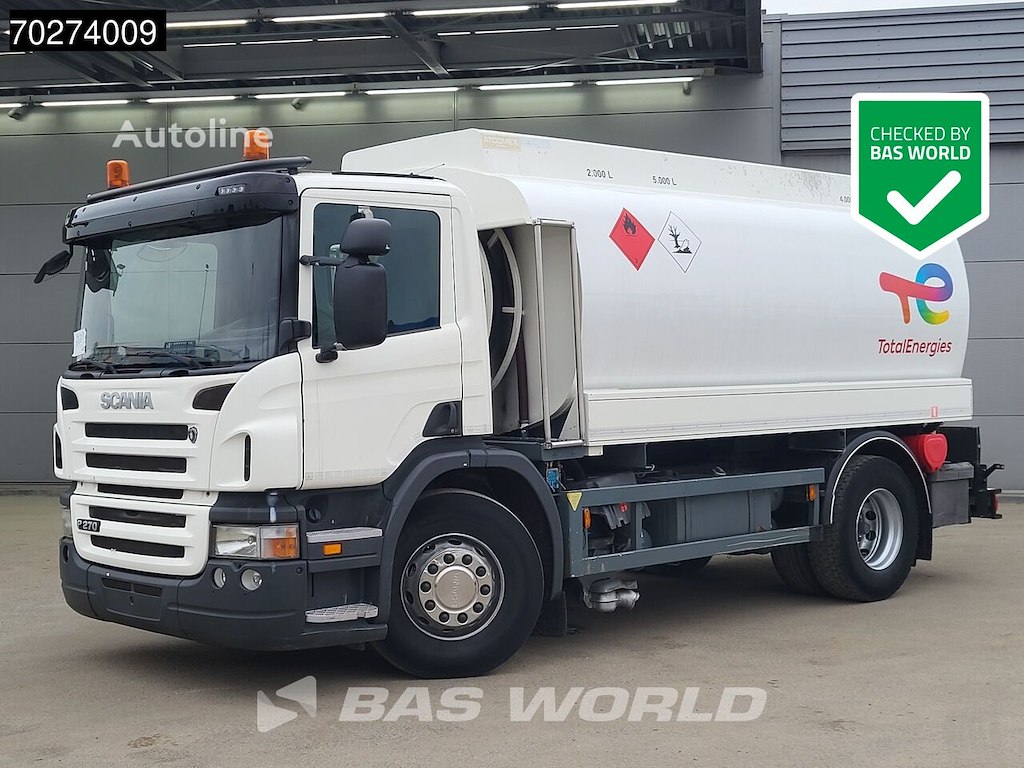 Scania P270 4X2 15.300L Fuel Tank ADR 4-Comp Manual Euro 4 autocisterna za gorivo