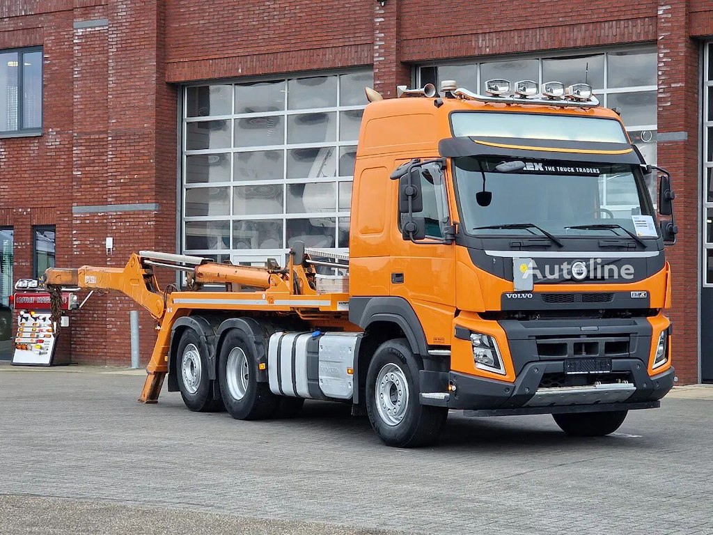 Volvo FMX 470 Globetrotter 6x2*4 - VDL P-18 Skikloader/Abzetzkipper - kamion autopodizač kontejnera