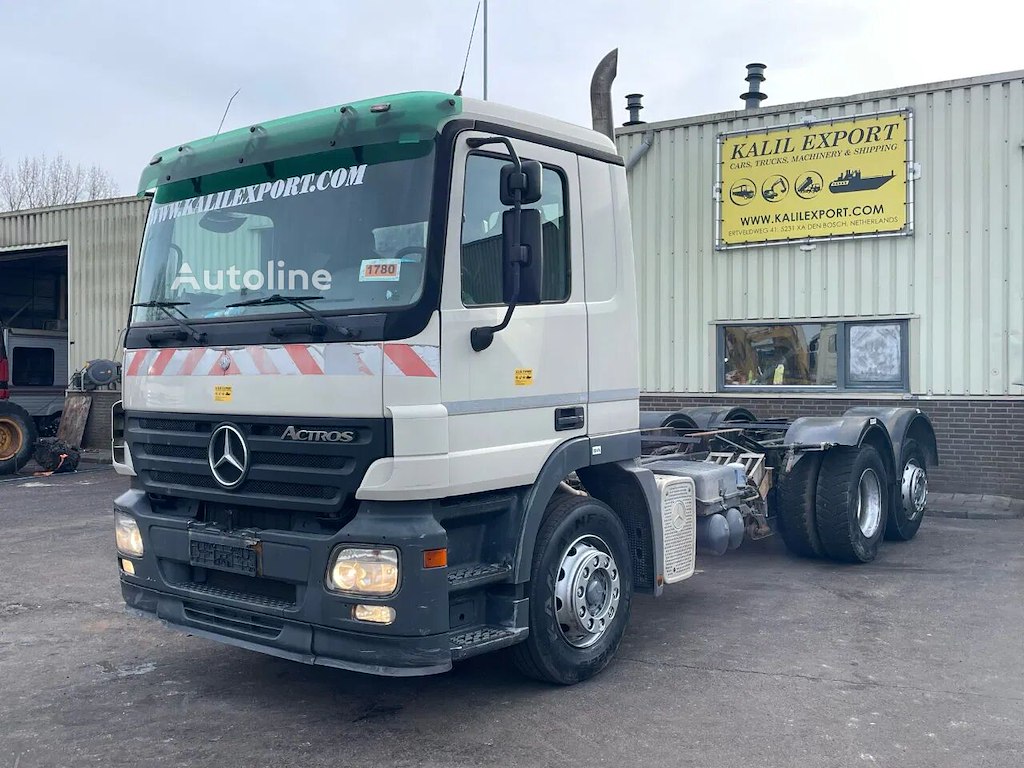 Mercedes-Benz Actros 2541 Chassis V6 MP2 6x2 Good Condition kamion autopodizač kontejnera