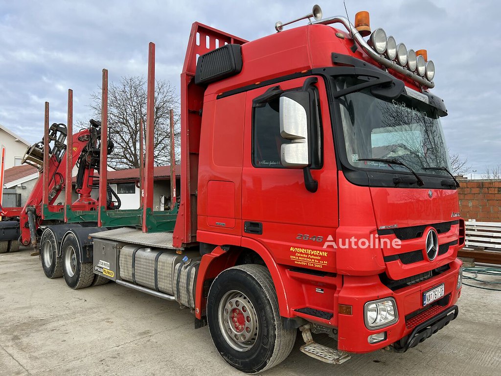 Mercedes-Benz Actros 2646 kamion za prevoz drva