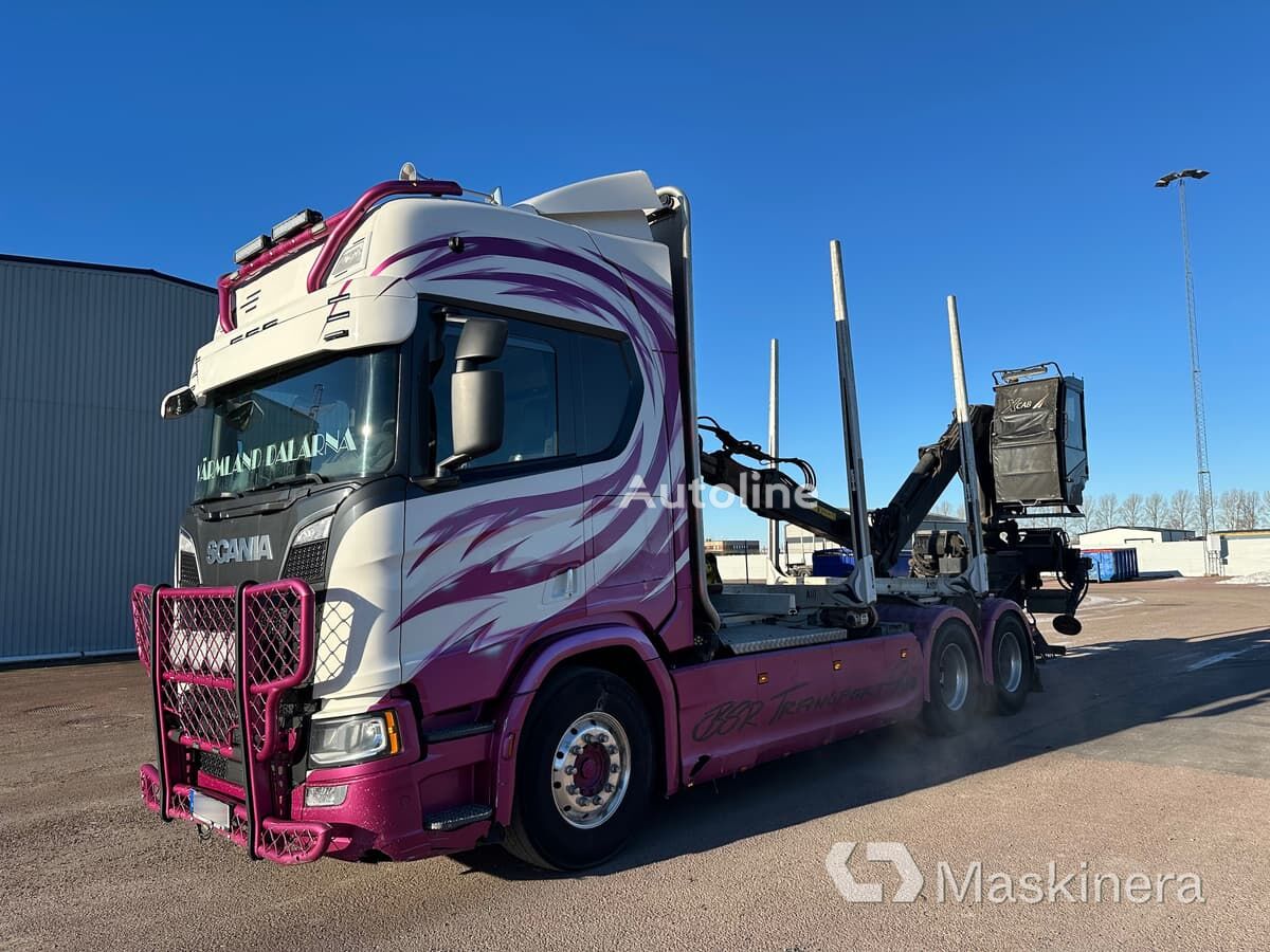 Prodaje se Scania R650B kamion za prevoz drva na aukciji