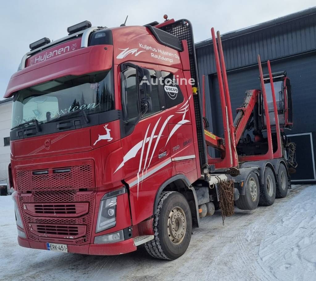 Volvo FH750 8X4 + Loglift 118S kamion za prevoz drva