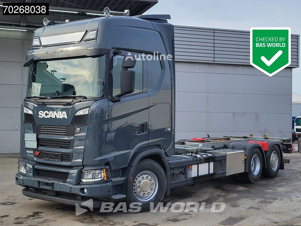 Scania S540 6X2 Highline 2x Tanks Retarder Highline Euro 6 vozilo za prevoz kontejnera