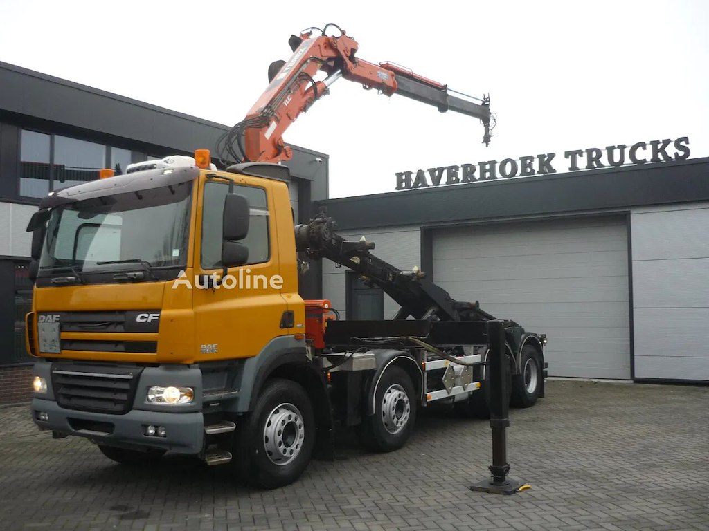 DAF CF 360 CF 360 8x4 Chain lift and Atlas 240.22 *** ADR certificat vozilo za prevoz kontejnera