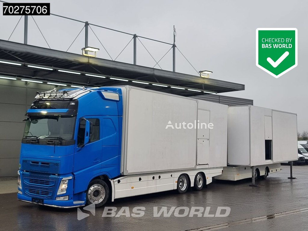 Volvo FH 500 6X2 35.879km's! Mobile Clinic BDF Boxes VEB+ Euro 6 vozilo za prevoz kontejnera