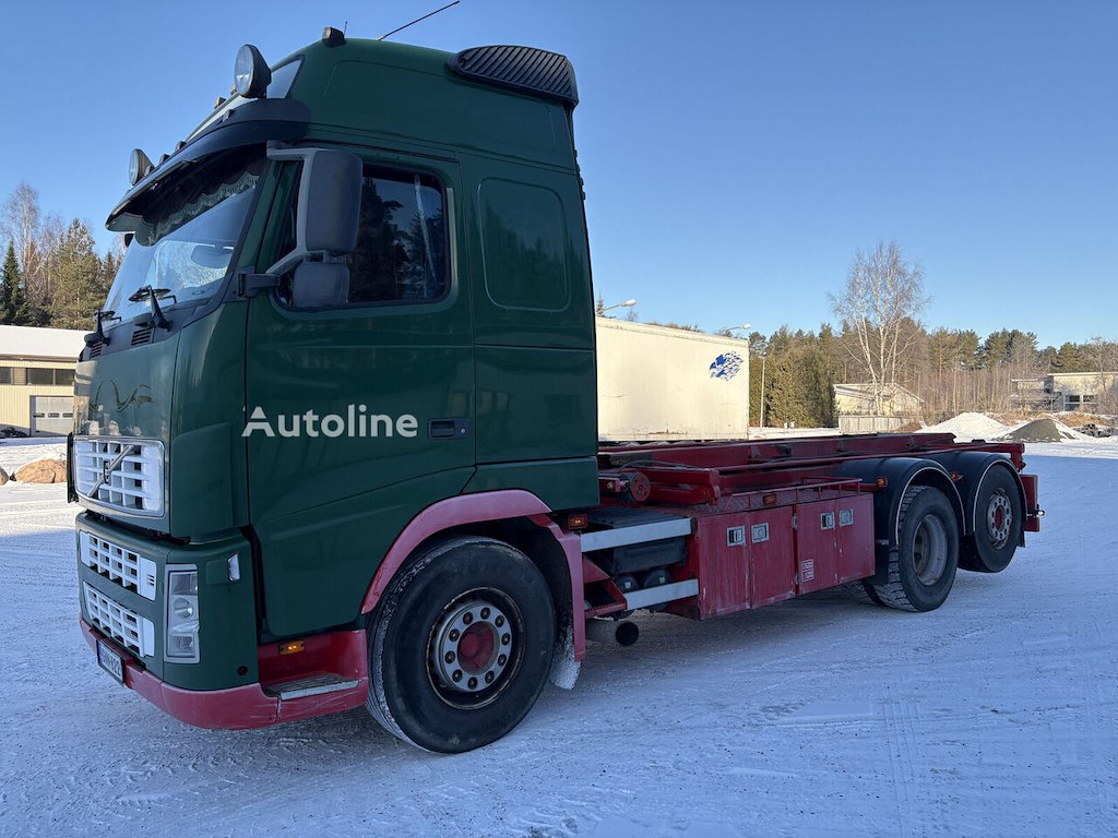 Volvo FH12 460 6X2 vaijerivaihtolava kamion sa kukom za podizanje tereta