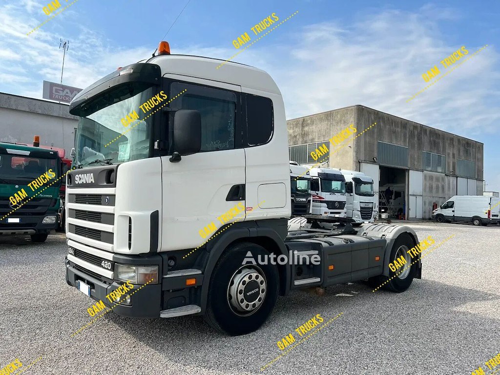 Scania 124L420 Opticruise 4x2 RETARDER tegljač