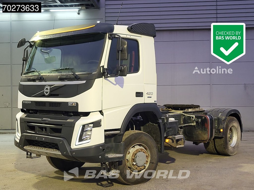 Volvo FMX 420 4X4 4x4 Allrad Big-Axle Drum-Brakes Hydraulik tegljač