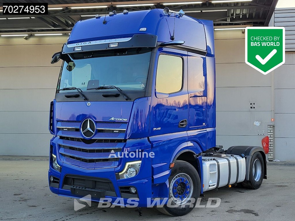 Mercedes-Benz Actros 2145 4X2 GigaSpace 2x Tanks MirrorCam Navi tegljač