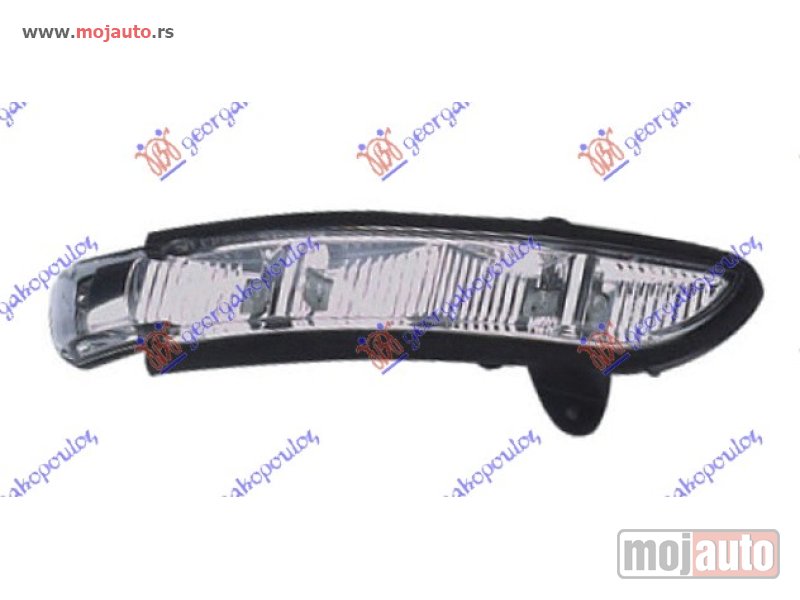 MIGAVAC U RETROVIZORU -2009 Desno Mercedes s class (w221) 05-13 -nedostupno