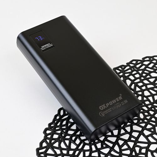 Power bank prenosiva baterija Oxpower PD22 20000mAh crna